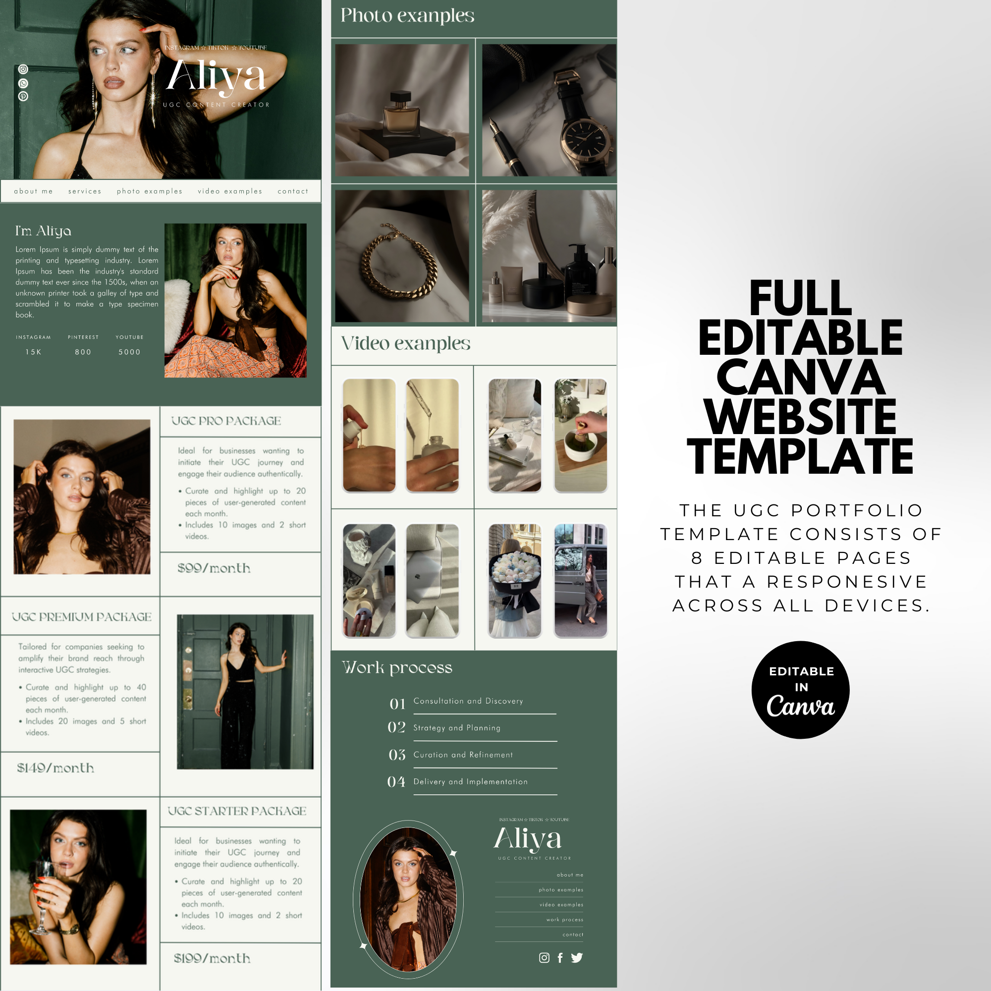 UGC Templates & Content Kits for Creators & Brands | Elevate Her Studio