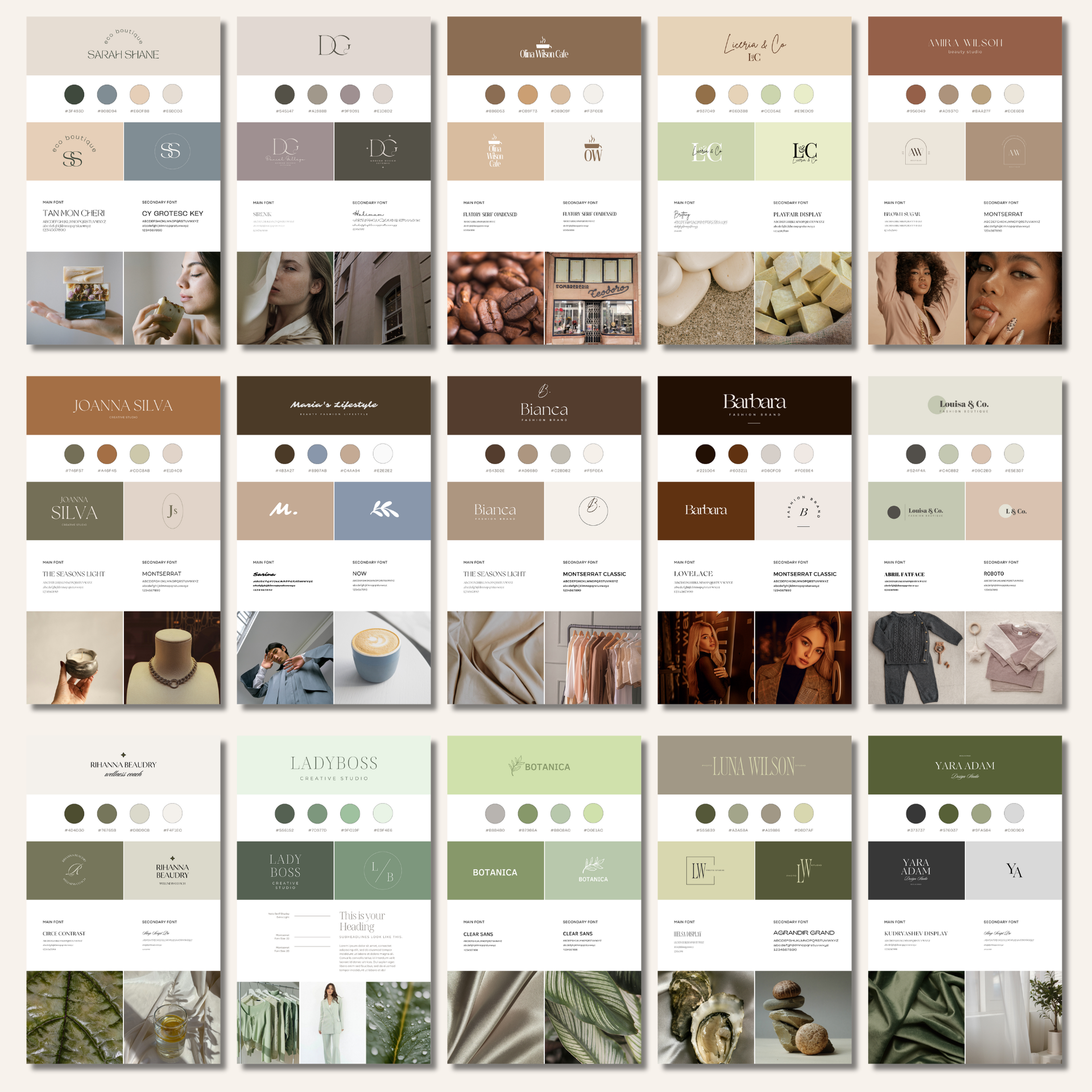 Brand Identity Templates for Canva Branding Kits | Elevate Her Studio
